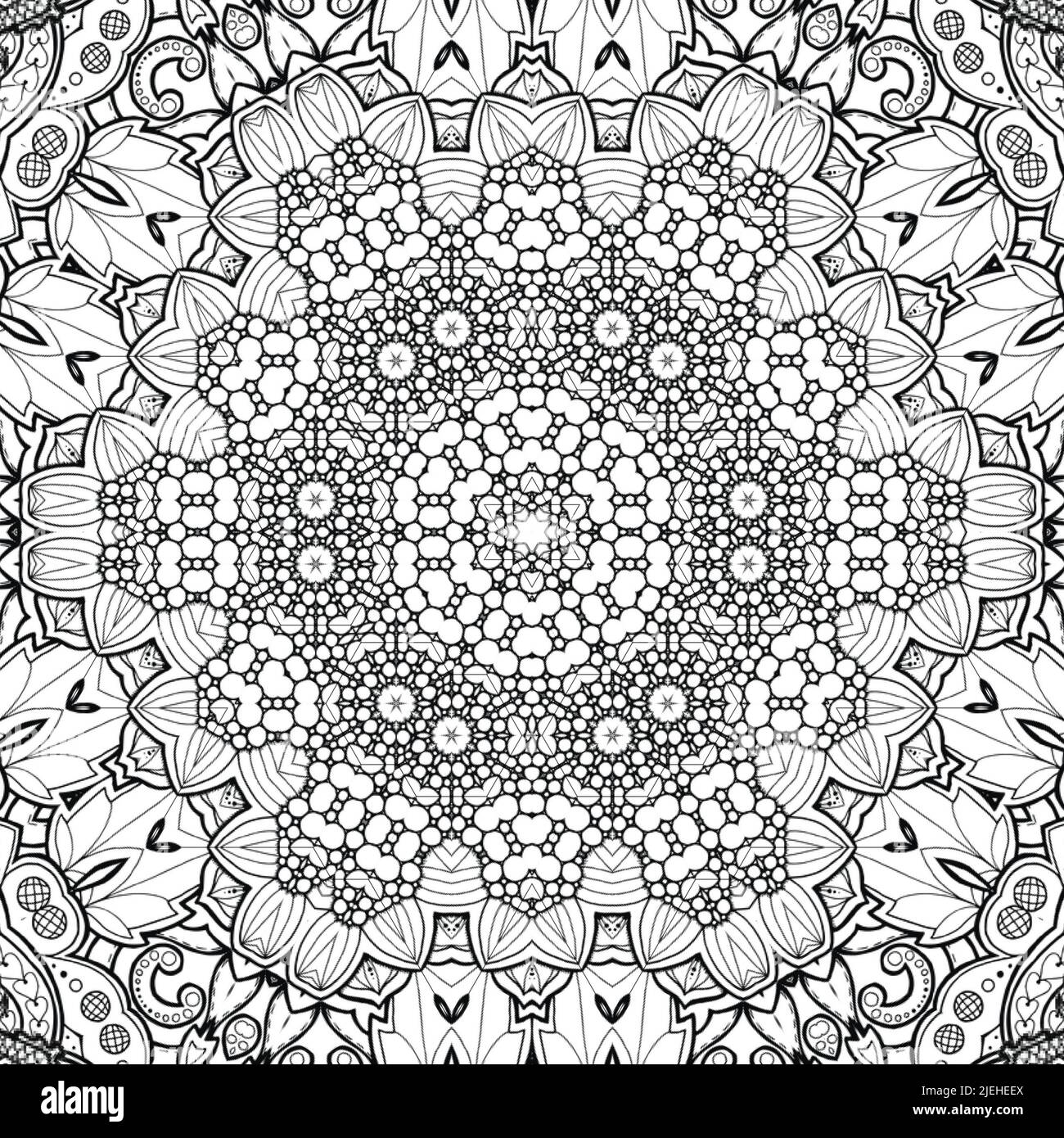 Abstract Computer generated Fractal design. A fractal is a never-ending ...