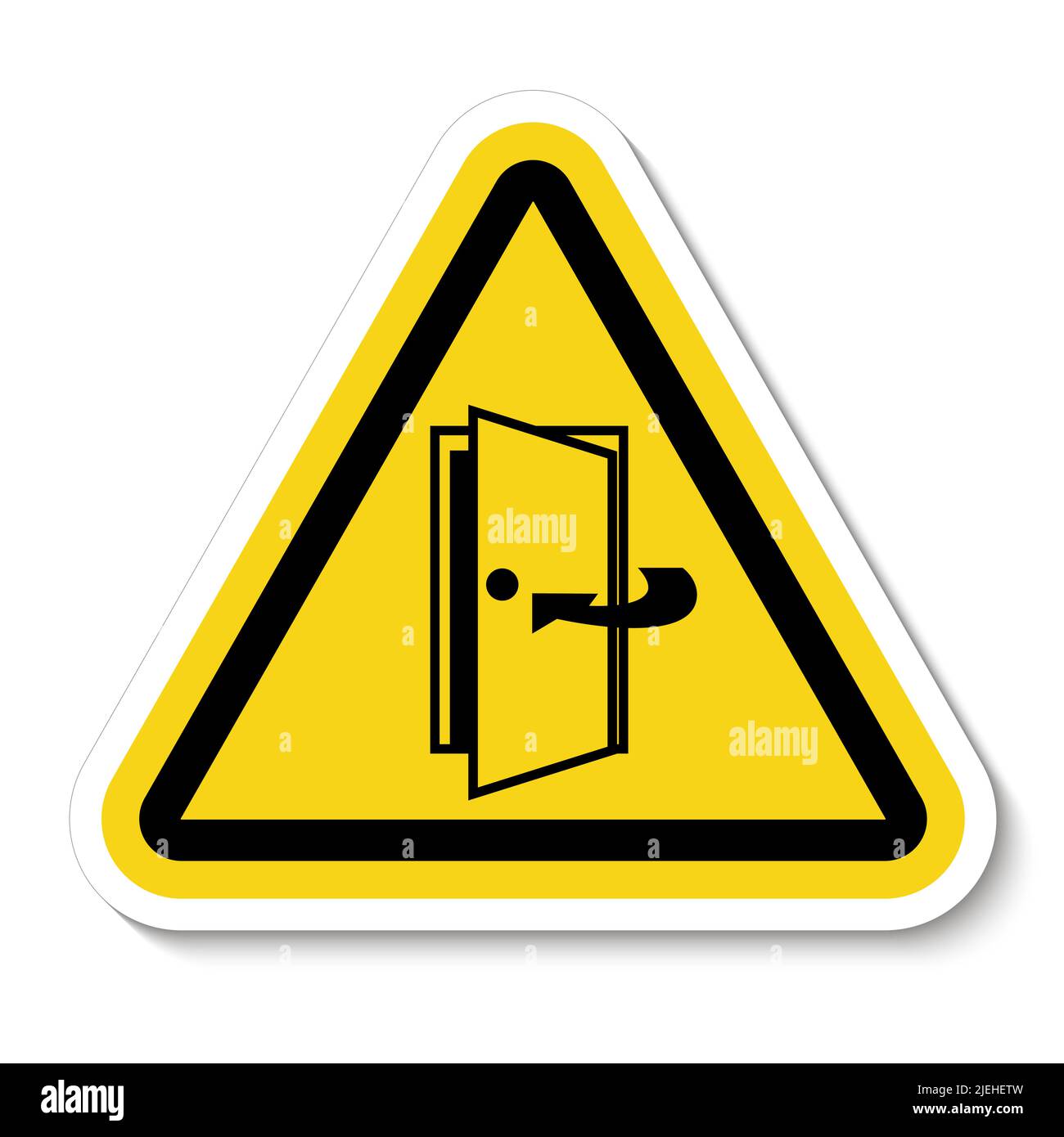 Keep Door Closed Symbol Sign Isolate On White Background,Vector ...