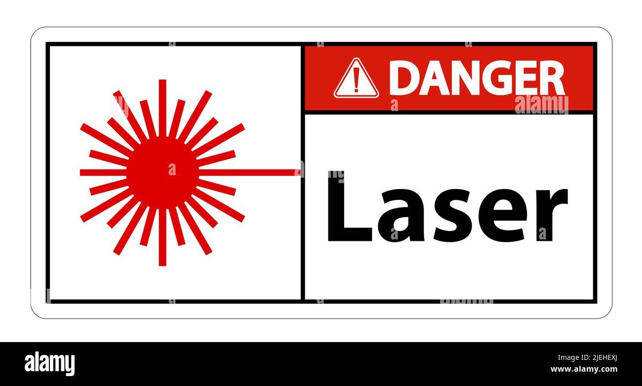 Danger Laser Symbol Sign Symbol Sign Isolate on transparent Background ...