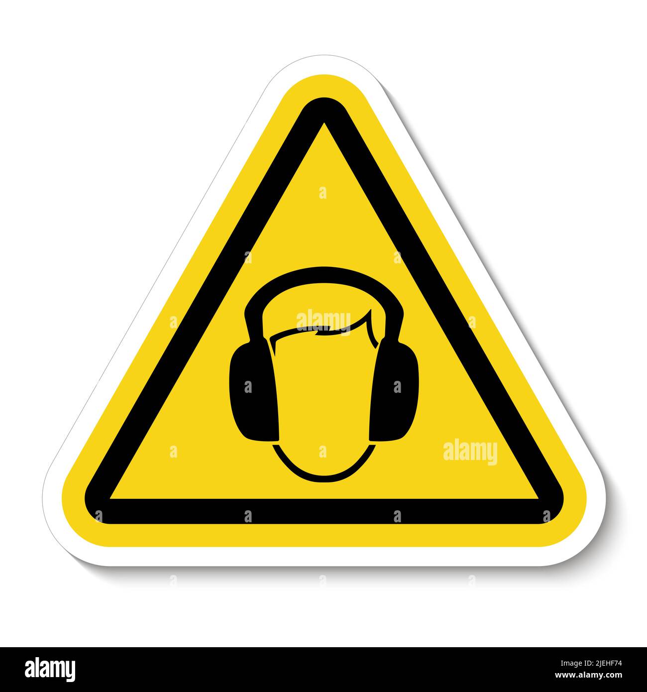 Symbol Wear Ear muff sign Isolate On White Background,Vector ...