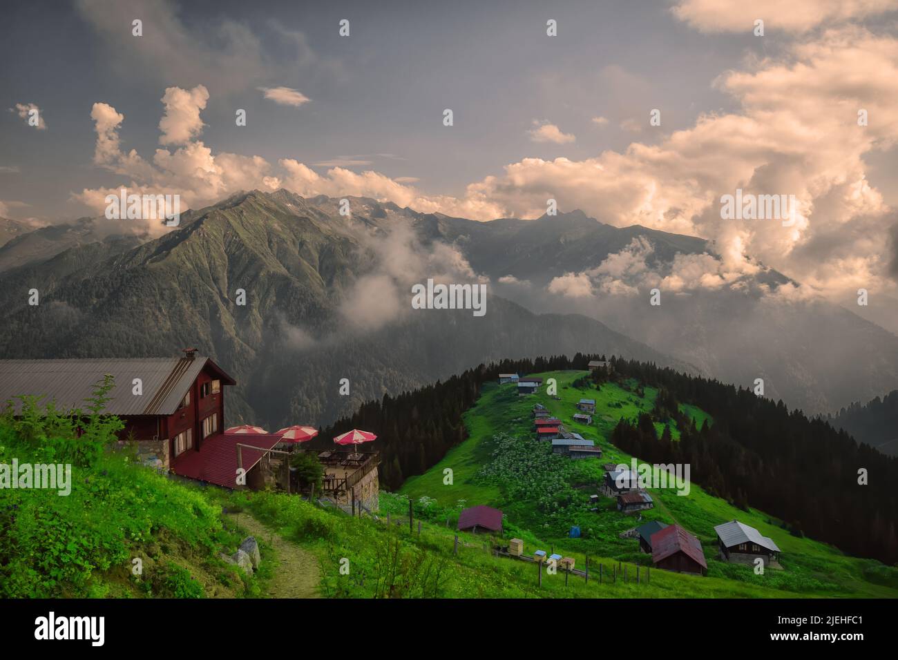 Pokut Plateau Rize Camlihemsin, Pokut plateau in the Black Sea and ...