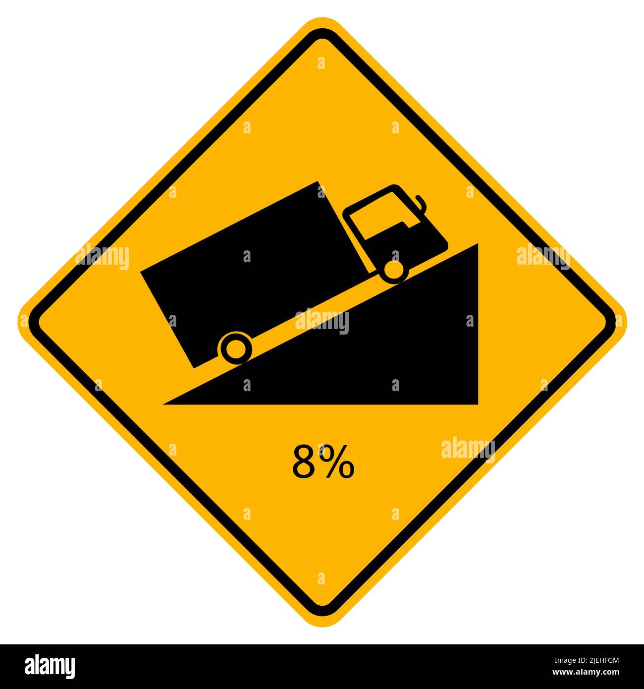 Road on slope background Stock Vector Images - Alamy