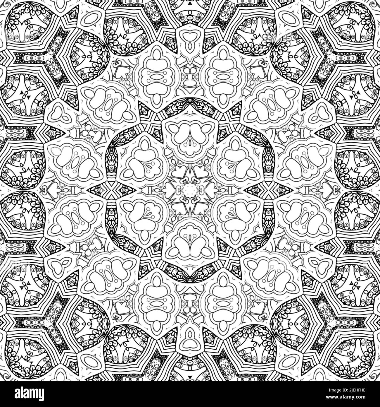 Abstract Computer generated Fractal design. A fractal is a never-ending ...