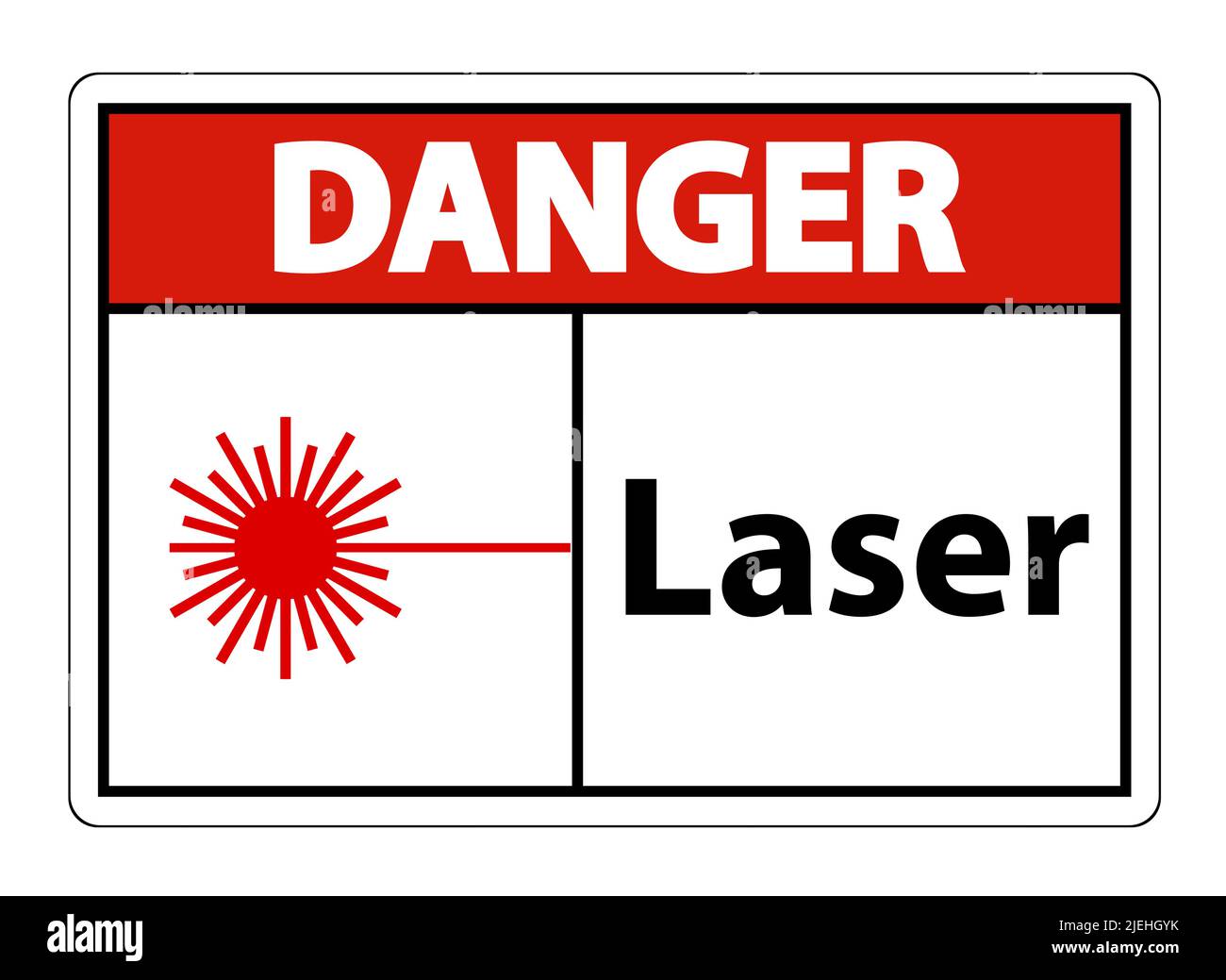Danger Laser Symbol Sign Symbol Sign Isolate on transparent Background ...