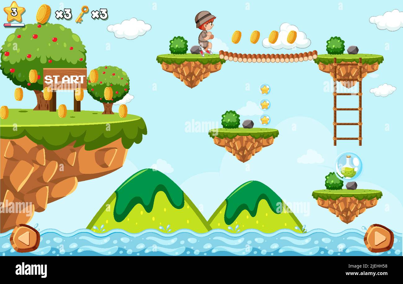 Jungle runner Stock Vector Images - Alamy