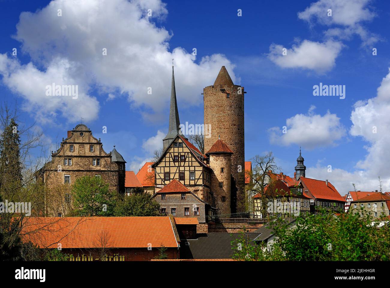 Burgenstadt Schlitz in Hessen, Deutschland Stock Photo - Alamy