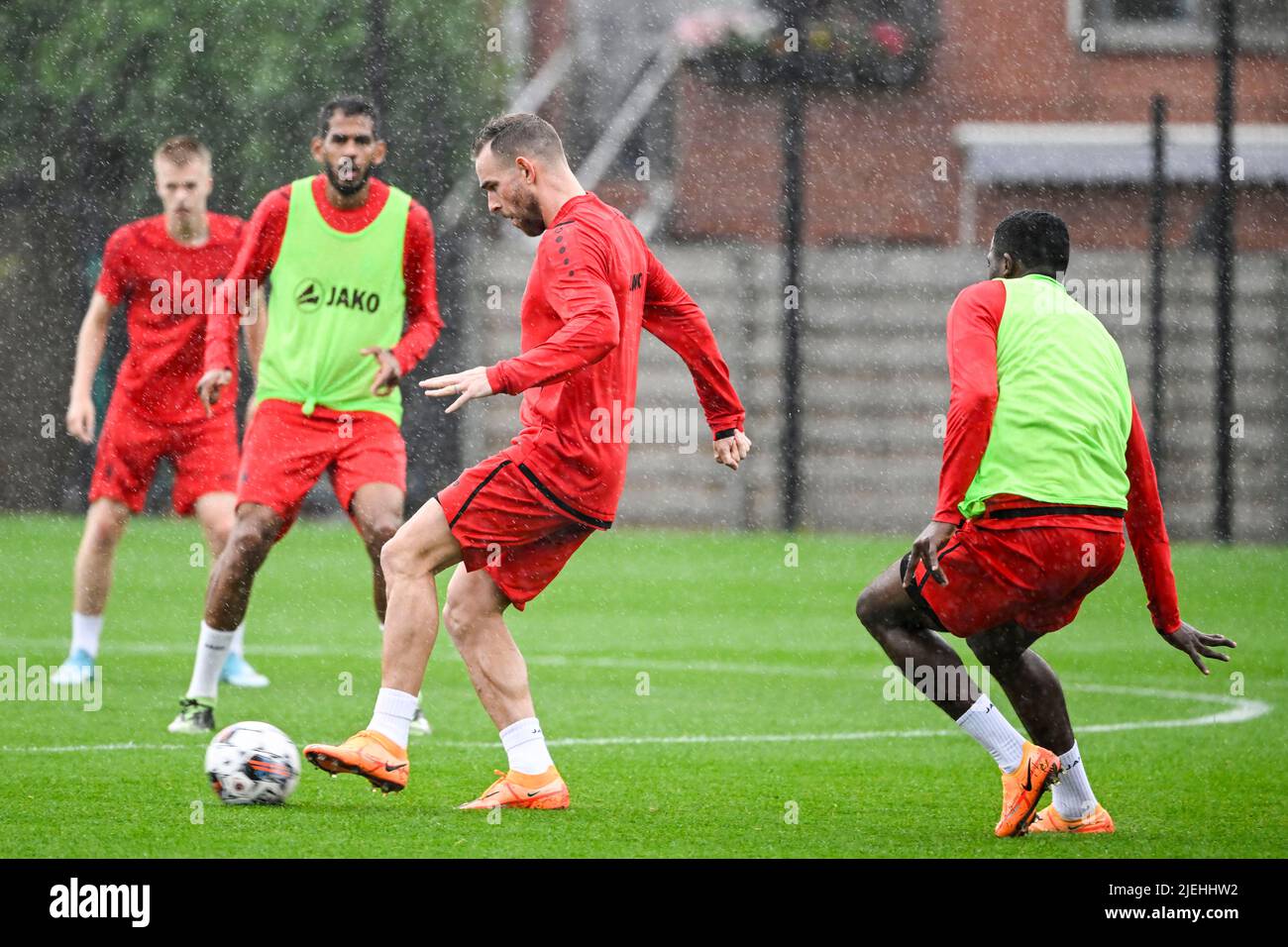Vincent Janssen pictured in action during a training session of Belgian ...