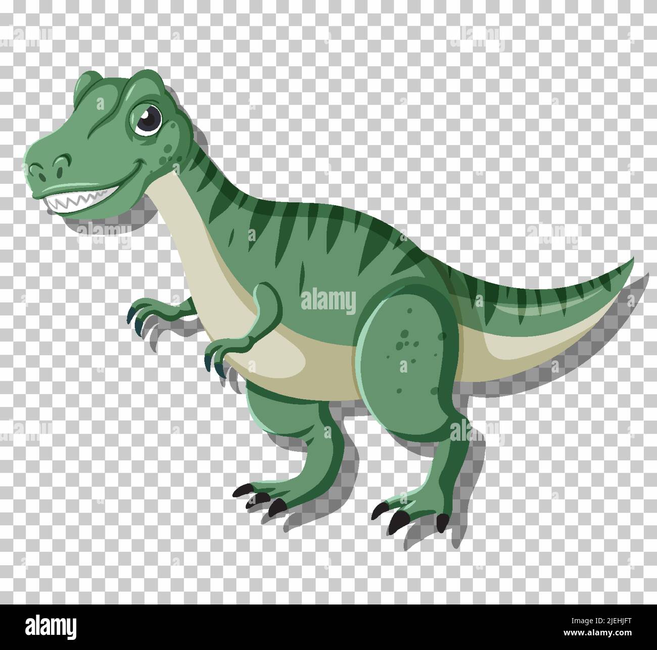 Cute tyrannosaurus dinosaur isolated illustration Stock Vector Image & Art - Alamy