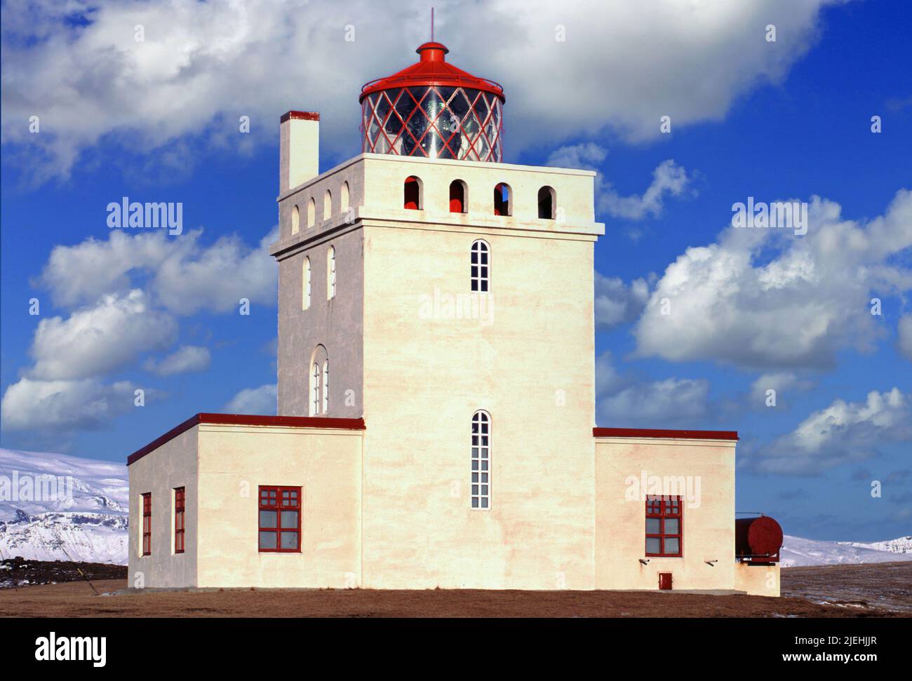 Island, Südisland, Architektur, Leuchtturm, Gebäude, Turm, Leuchtfeuer ...