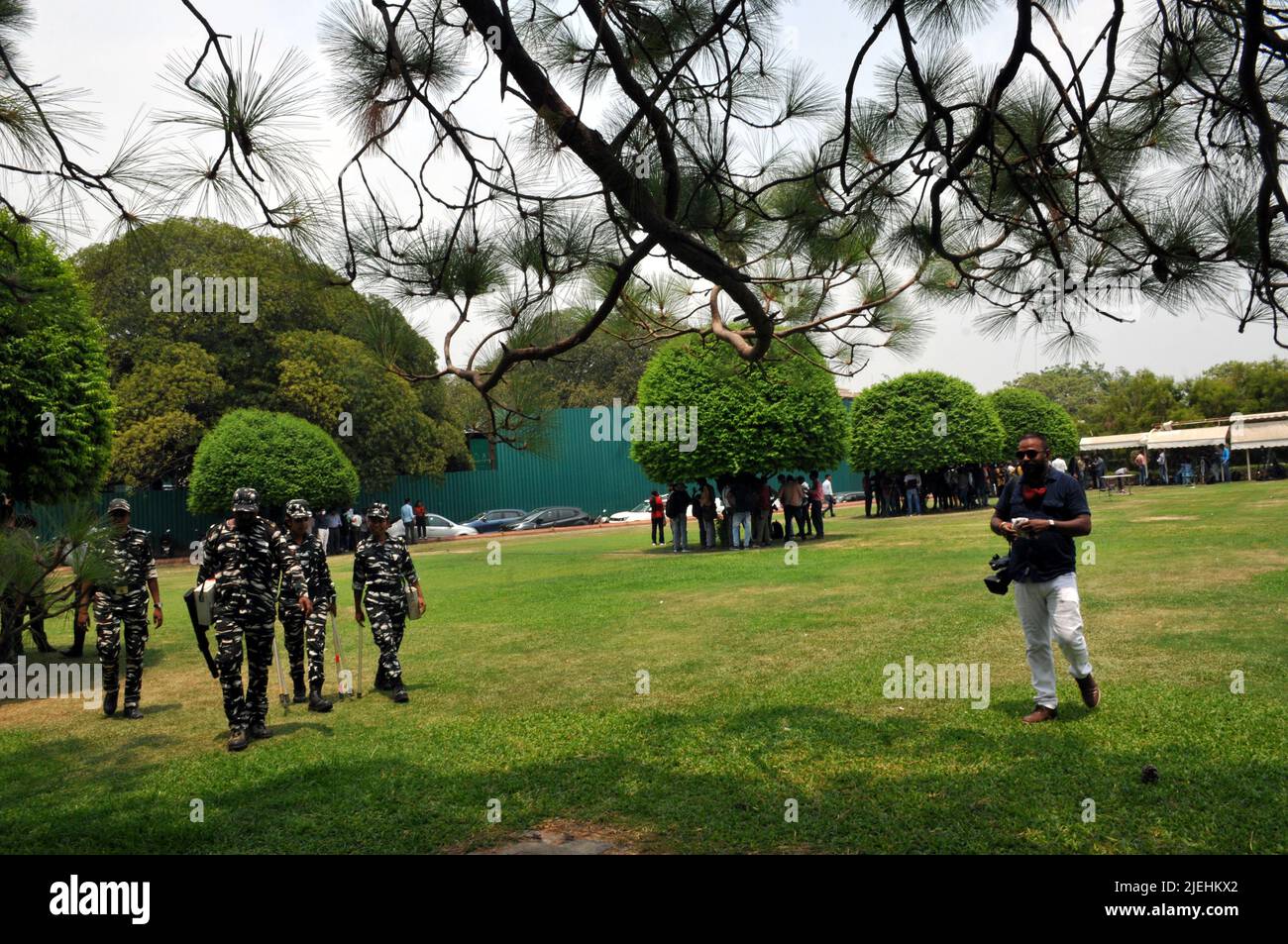 New Delhi, New Delhi, India. 27th June, 2022. Press, Police and ...