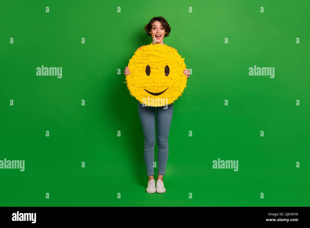 Big Smile Emoticon Girl