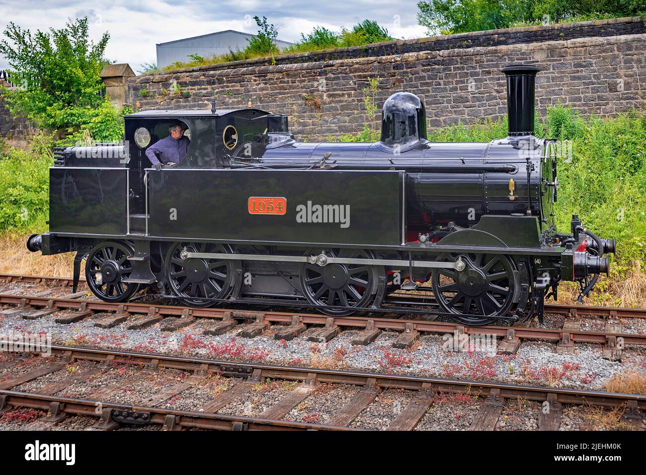 The LNWR Coal Tank engine number 1054 built in 1888 is in the care of ...