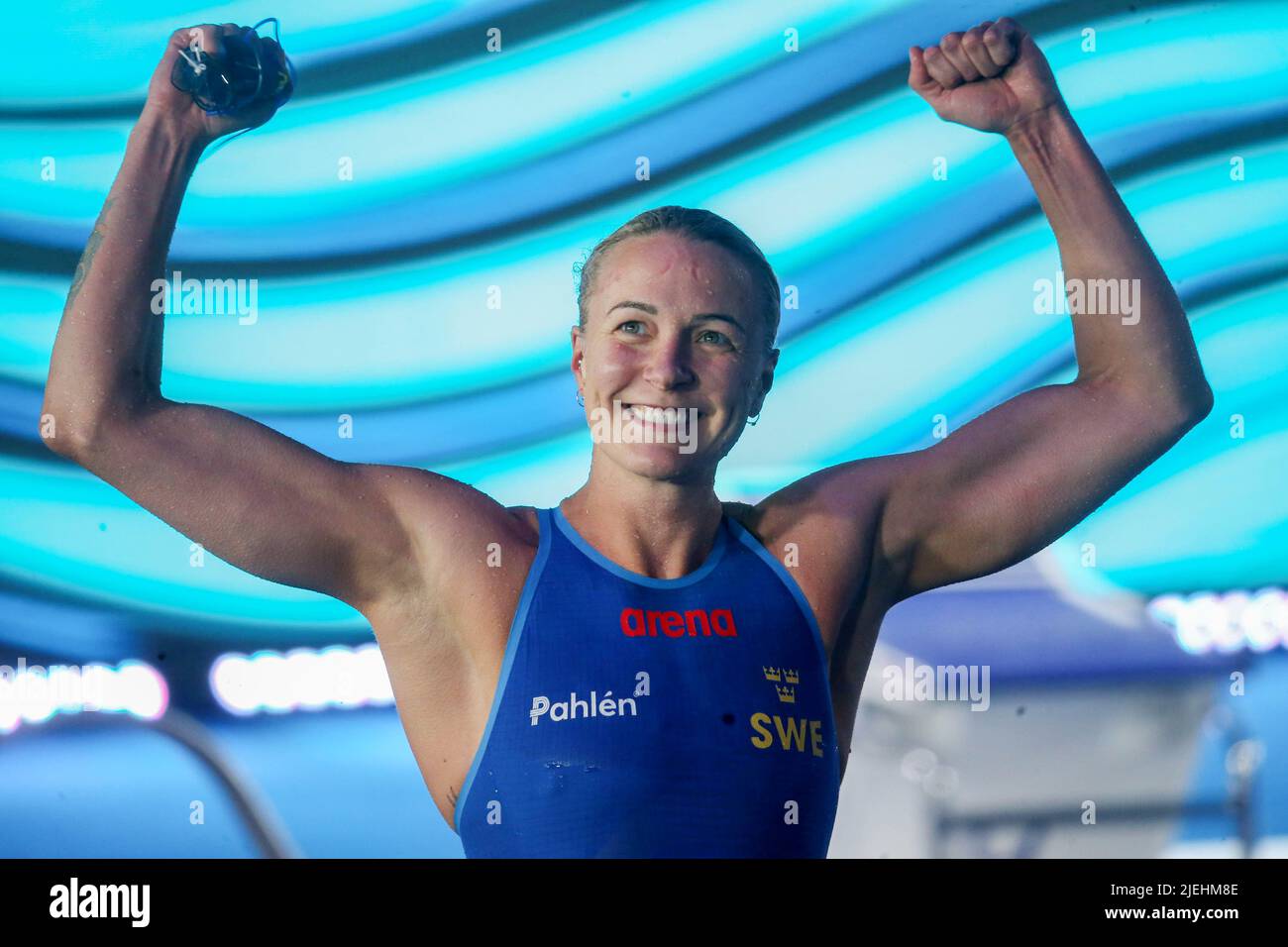 Sarah Sjostrom of Sweden Gold medal, Final 50 M Freestyle Women during ...