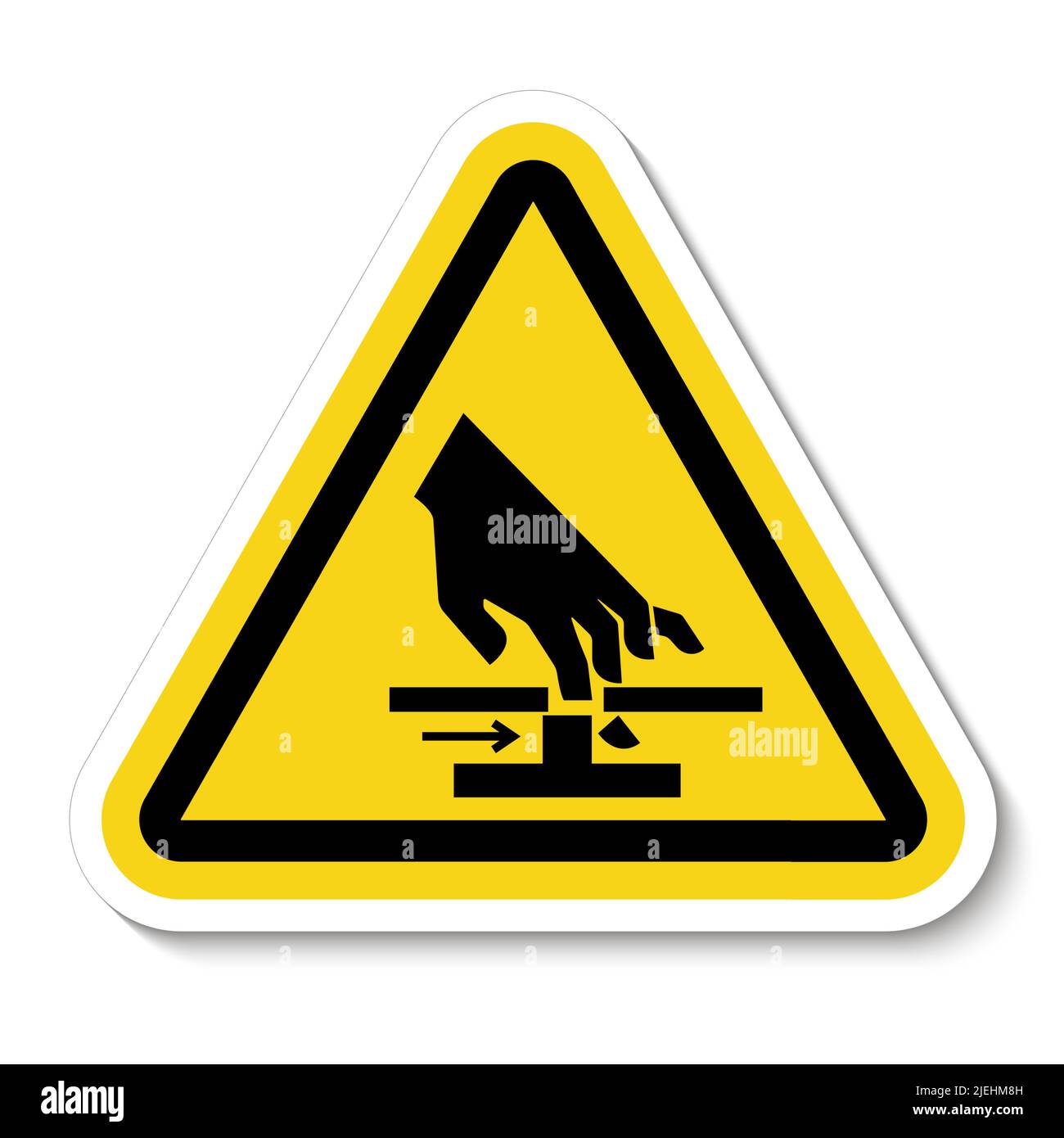 Cutting of Hand Moving Parts Symbol Sign Isolate on White Background ...