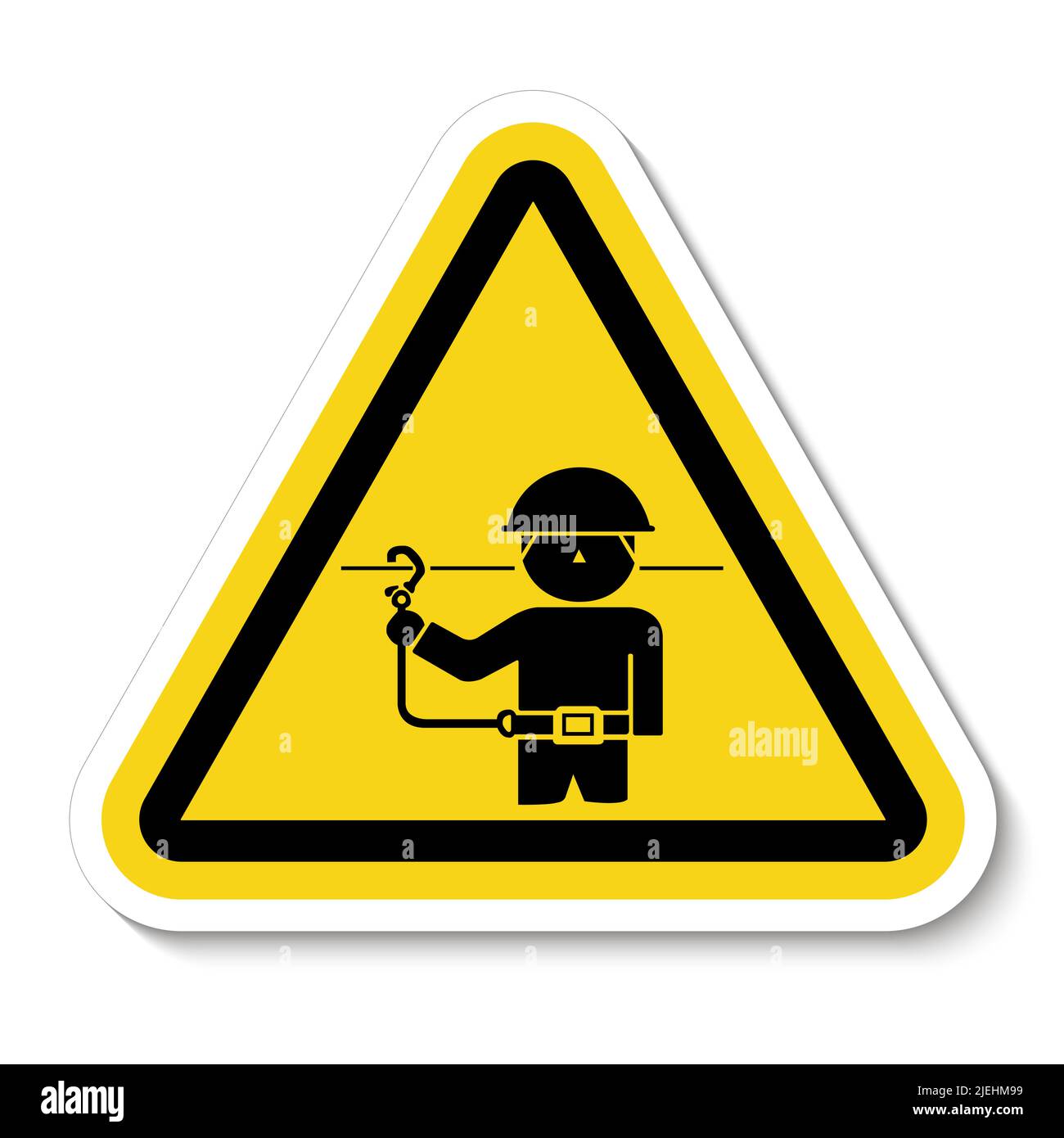 PPE Icon.Use Safety Belts Symbol Sign Isolate On White Background ...