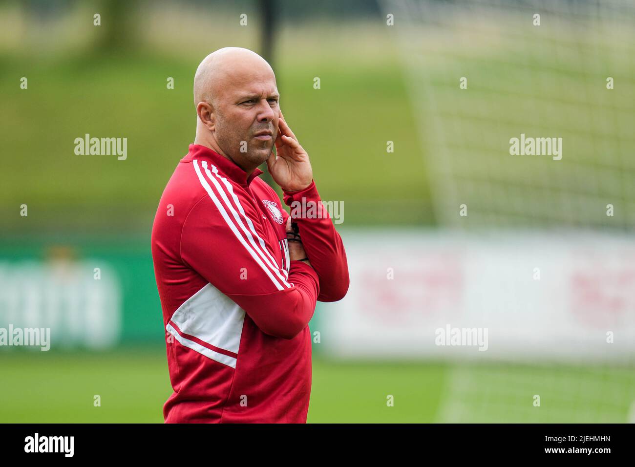 Rotterdam - coach Arne Slot of Feyenoord during the Feyenoord at 1908 ...