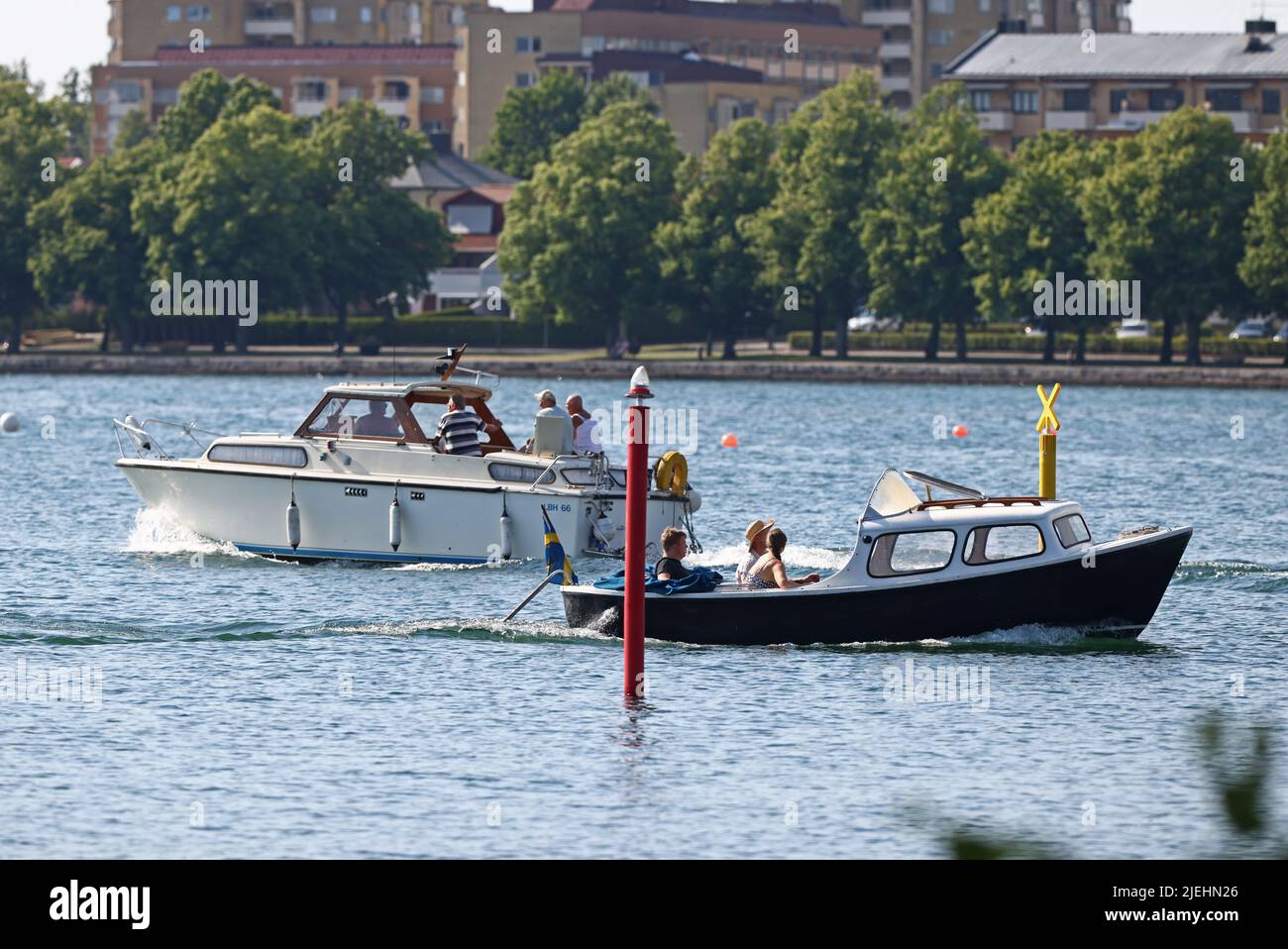 Motala, Sweden. 26th, June, 2022. The sunny and warm weather continues ...