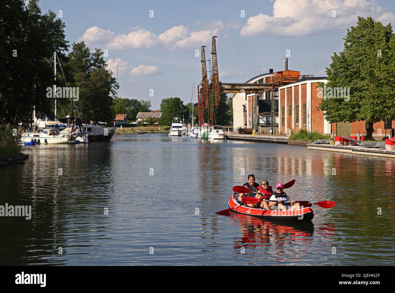 Motala, Sweden. 26th, June, 2022. The sunny and warm weather continues ...