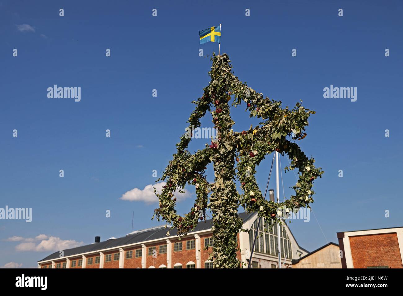 Motala, Sweden. 26th, June, 2022. The sunny and warm weather continues ...