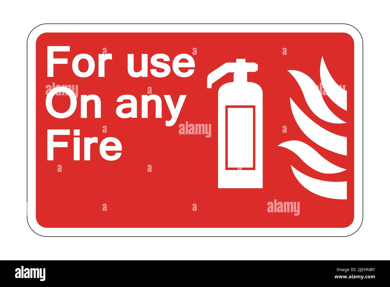 Fire Safety Symbol Sign on white background,Vector illustration Stock ...