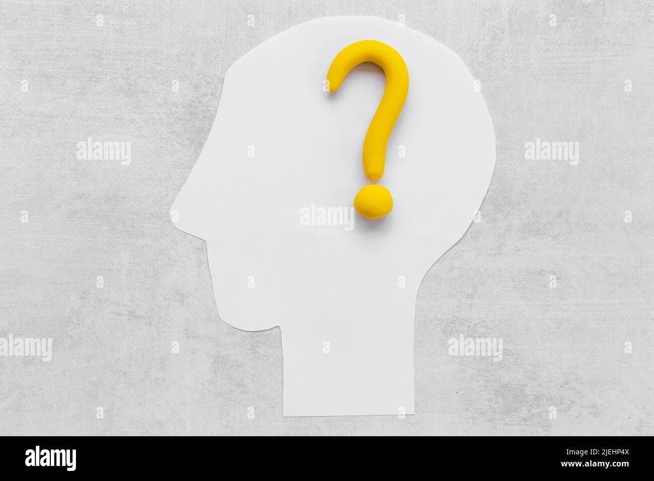 Thinking man question mark hi-res stock photography and images - Alamy