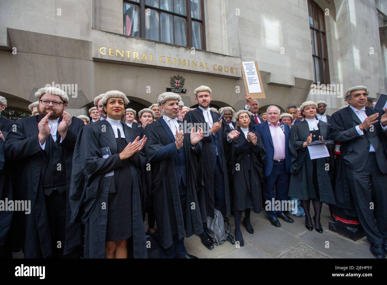 Barrister strike action hi-res stock photography and images - Alamy