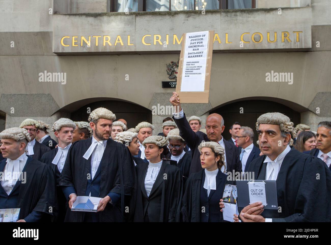 Barrister strike action hi-res stock photography and images - Alamy