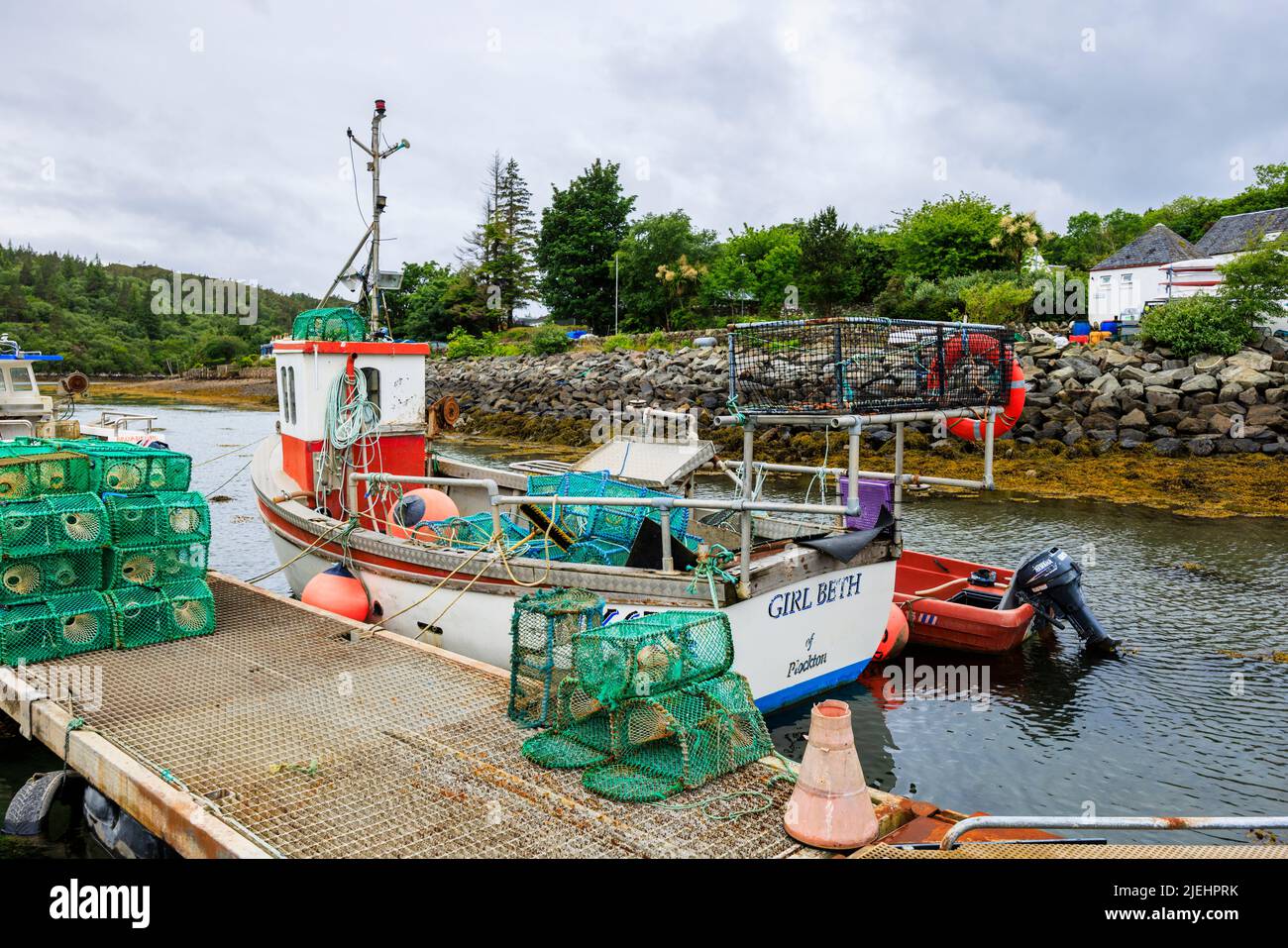 Setting a lobster pot hi-res stock photography and images - Alamy