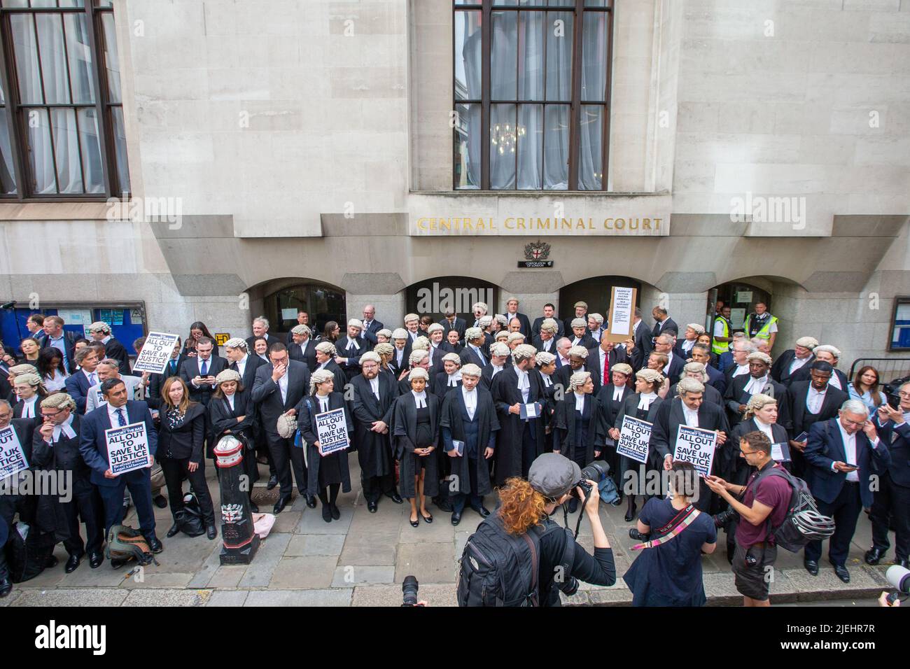 Barrister strike action hi-res stock photography and images - Alamy