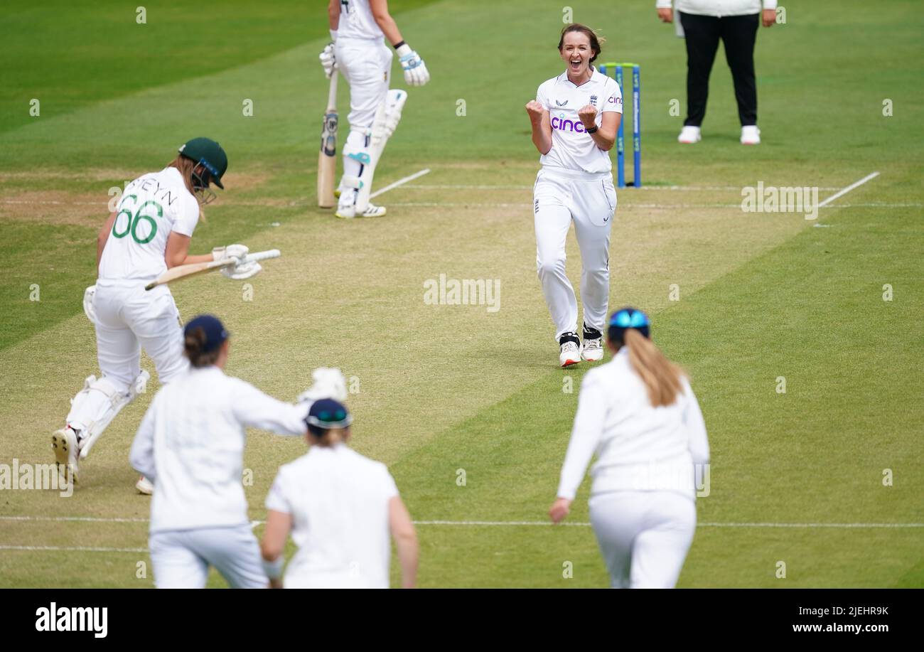 Taking wicket south africas andrie steyn hi-res stock photography and ...