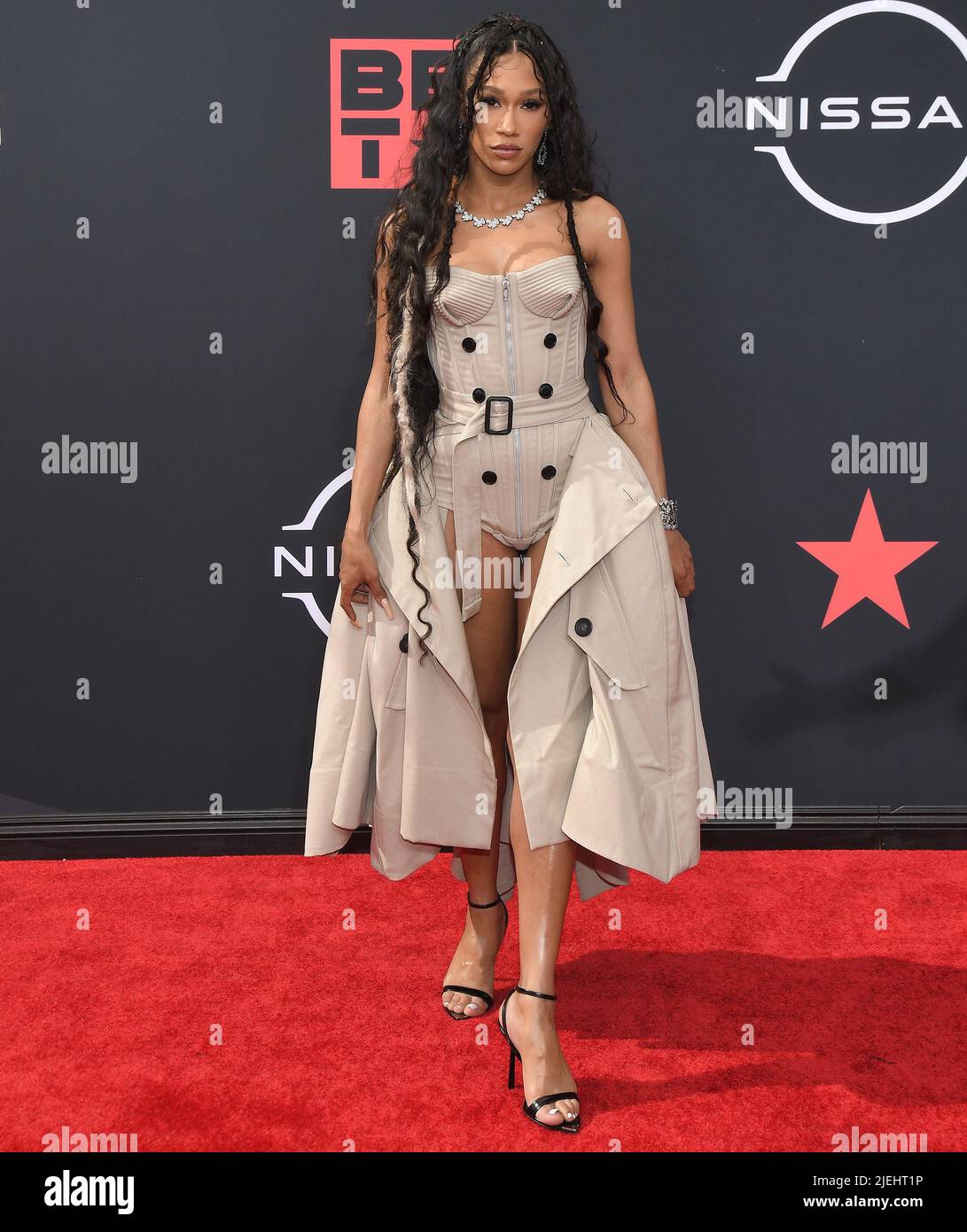 Los Angeles, USA. 26th June, 2022. Bïa Krieger arrives at the BET ...