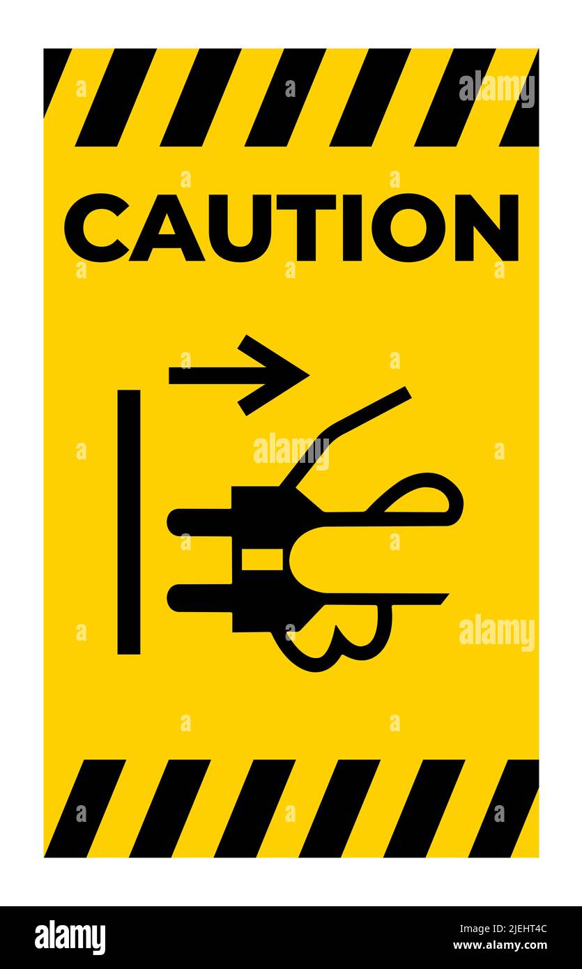 PPE Icon.Disconnect Mains Plug From Electrical Outlet Symbol Sign ...