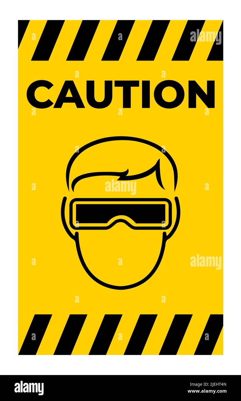 Symbol wear goggles Sign Isolate On White Background,Vector ...