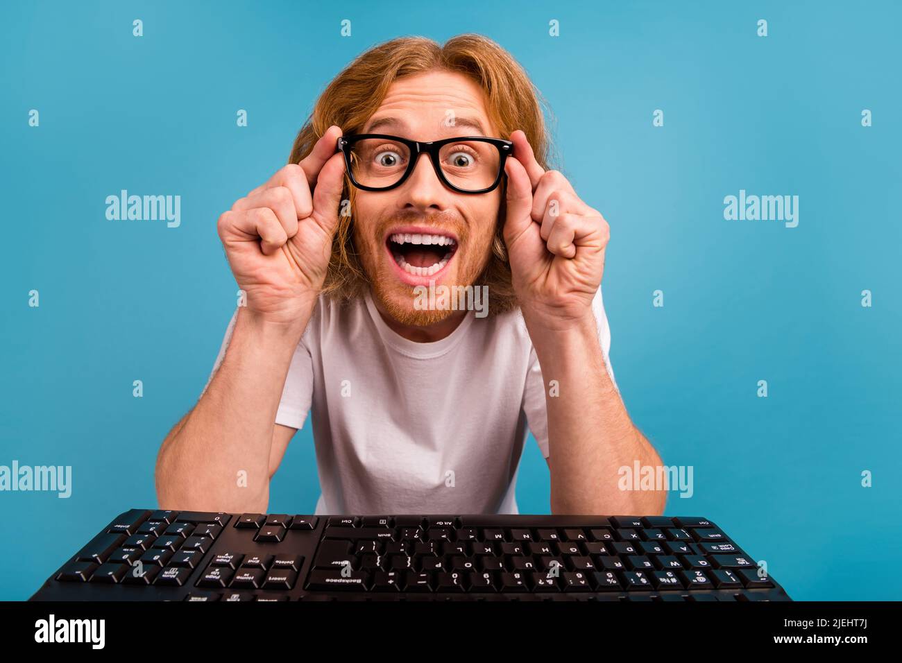 Impressed businessman hi-res stock photography and images - Alamy
