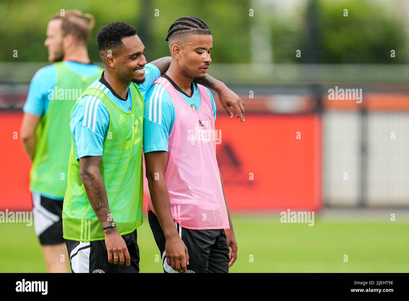 Rotterdam - Danilo Pereira da Silva of Feyenoord, Denzel Hall of ...