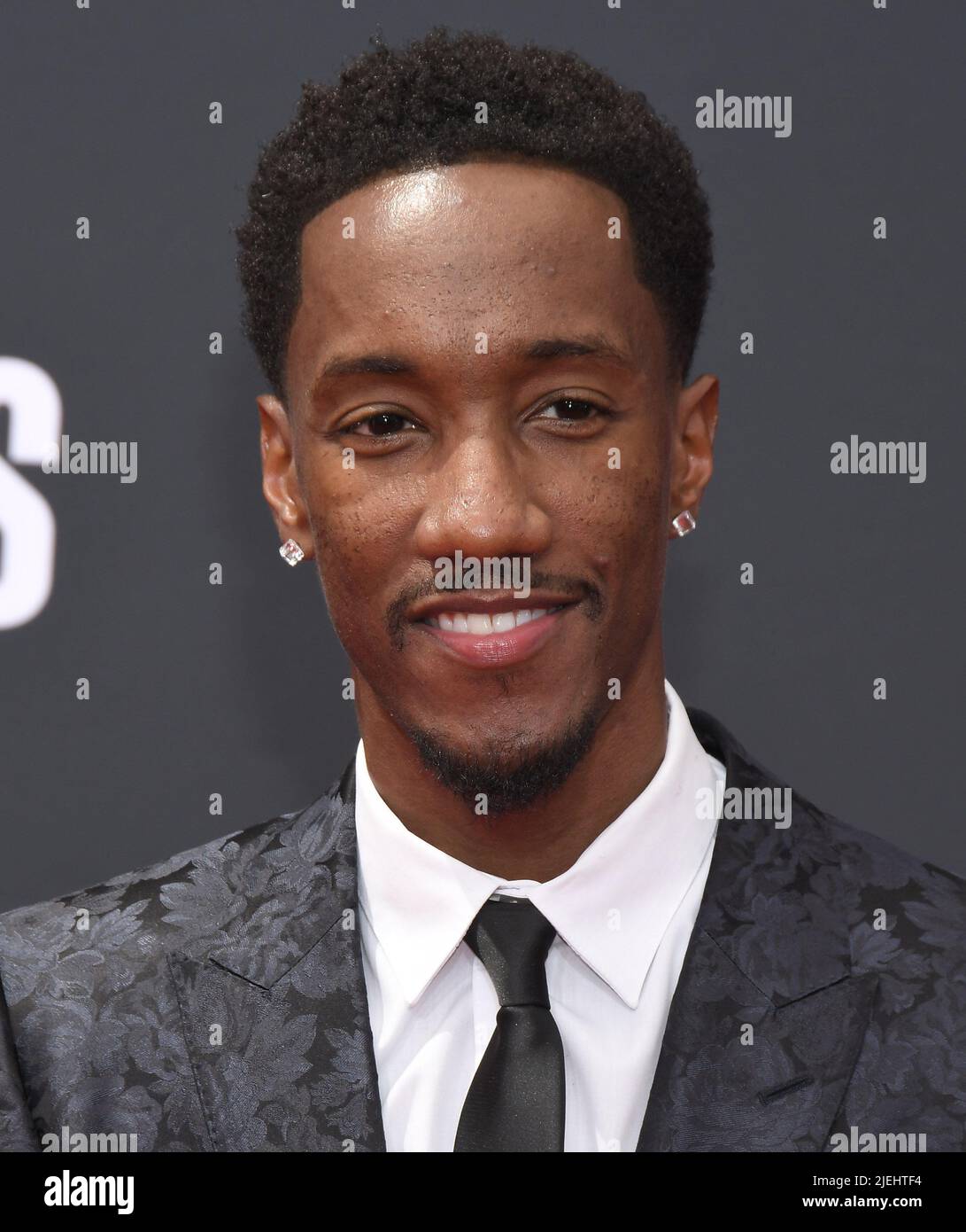 Los Angeles, USA. 26th June, 2022. Lemuel Plummer arrives at the BET ...