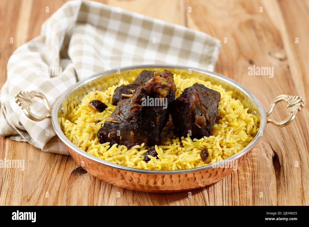 Nasi Kebuli Iga Kambing, Spice Arabian Rice with Clove, Cinnamon, and ...
