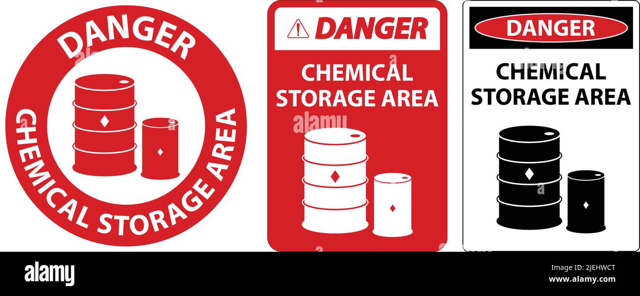 Danger Chemical Storage Area Sign Meaning at Georgia Foy blog