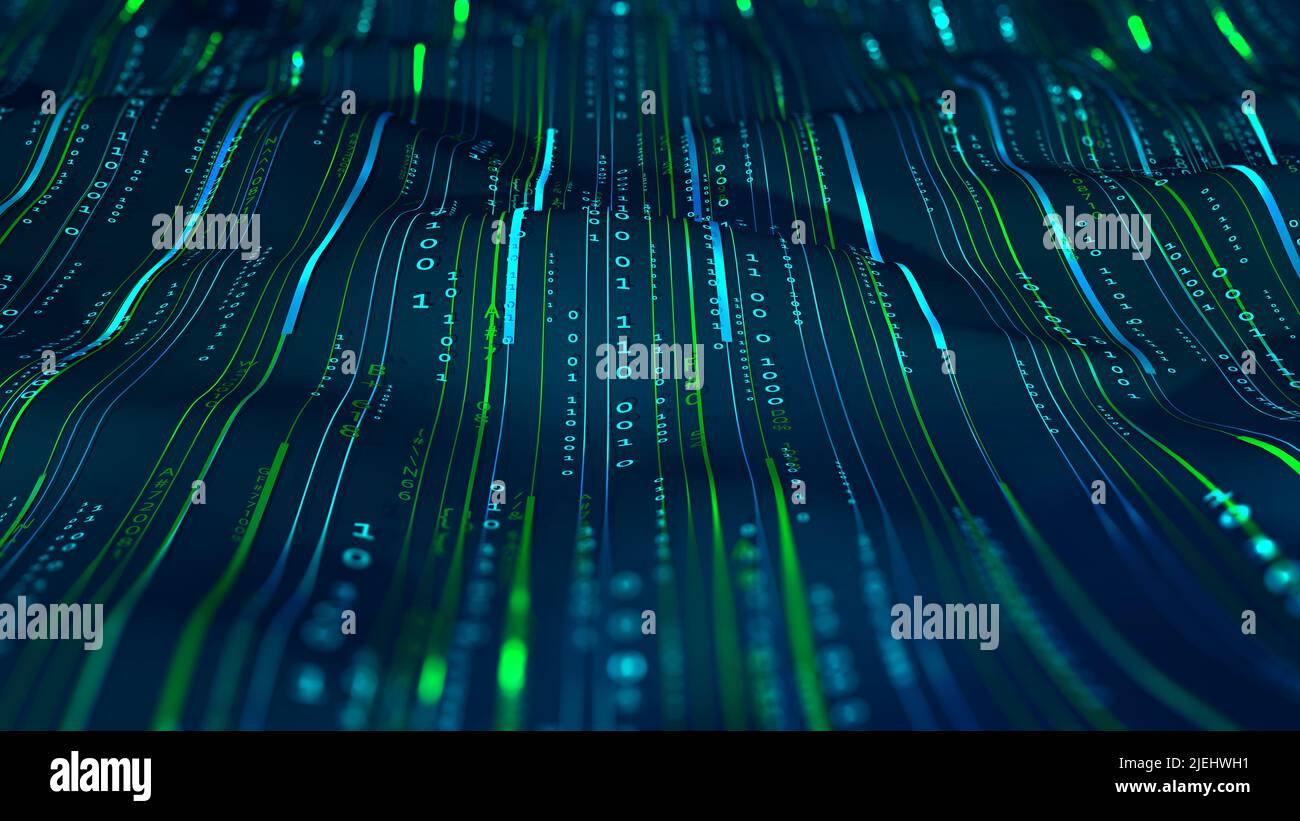 Number particle digital cyber motion hi-res stock photography and ...