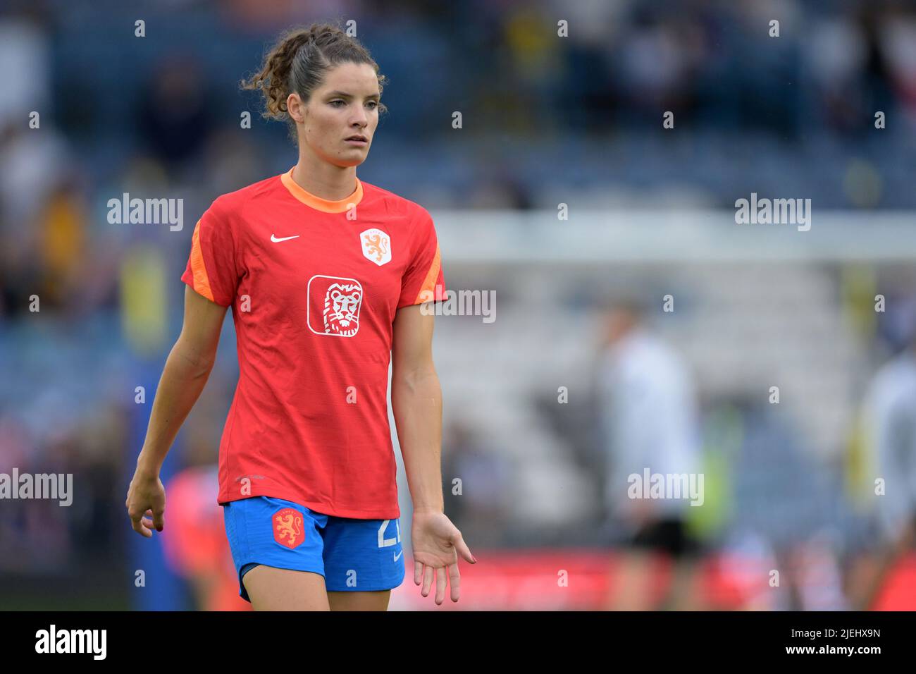 LEEDS - Dominique Janssen of Holland women during the women's friendly ...