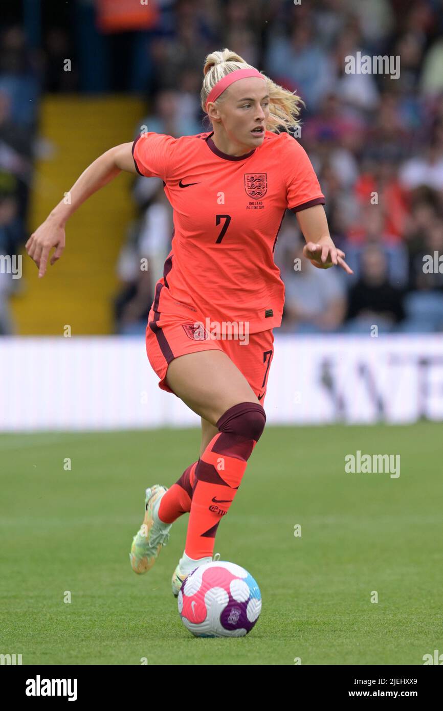 LEEDS - Chloe Kelly of England women during the England women's ...