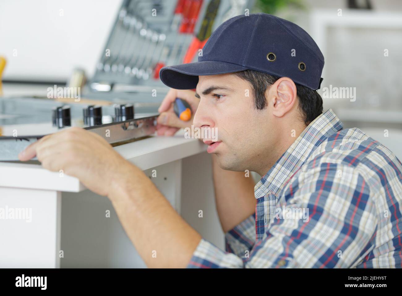 Professional fitting appliance hi-res stock photography and images - Alamy