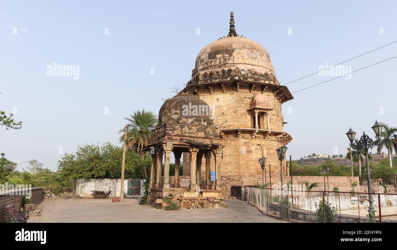 Evening View of Maharaja Bharat Shah Chhatri, Build In Build In 1642 ...