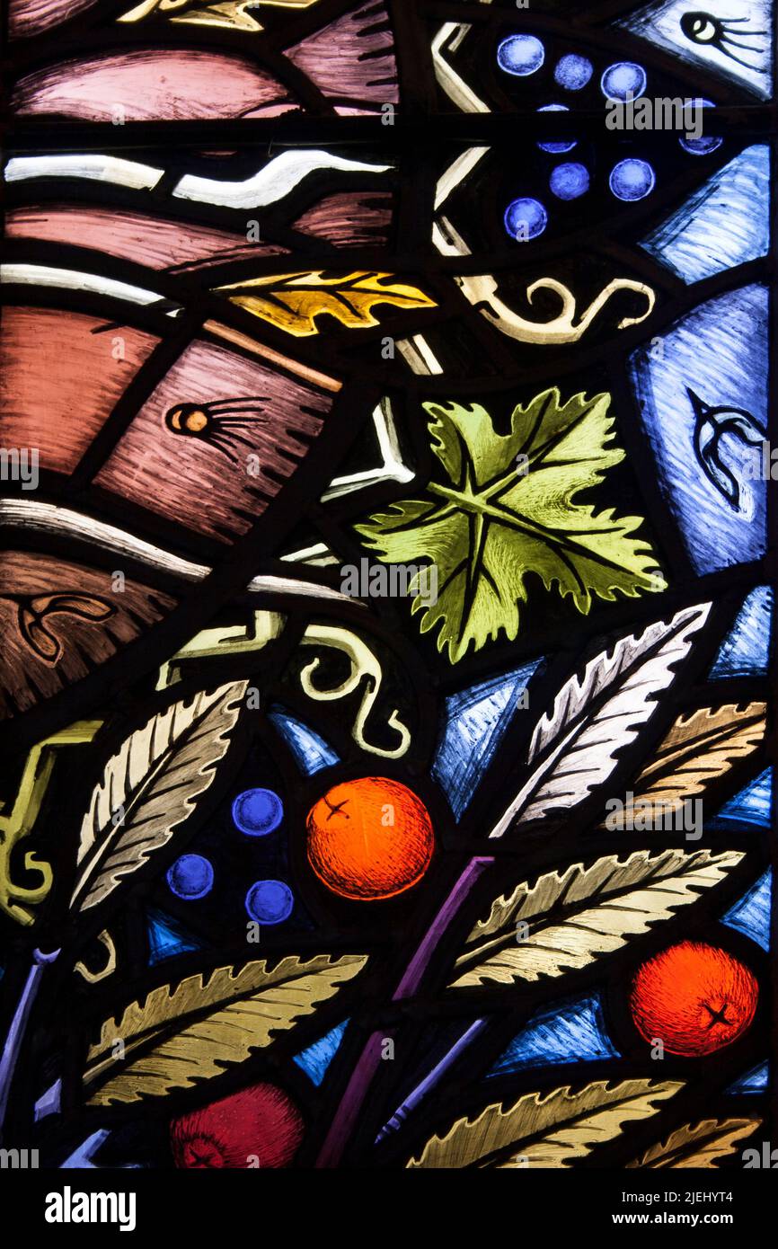 Stained glass window in Cardross Parish Church, Station Road, Cardross ...