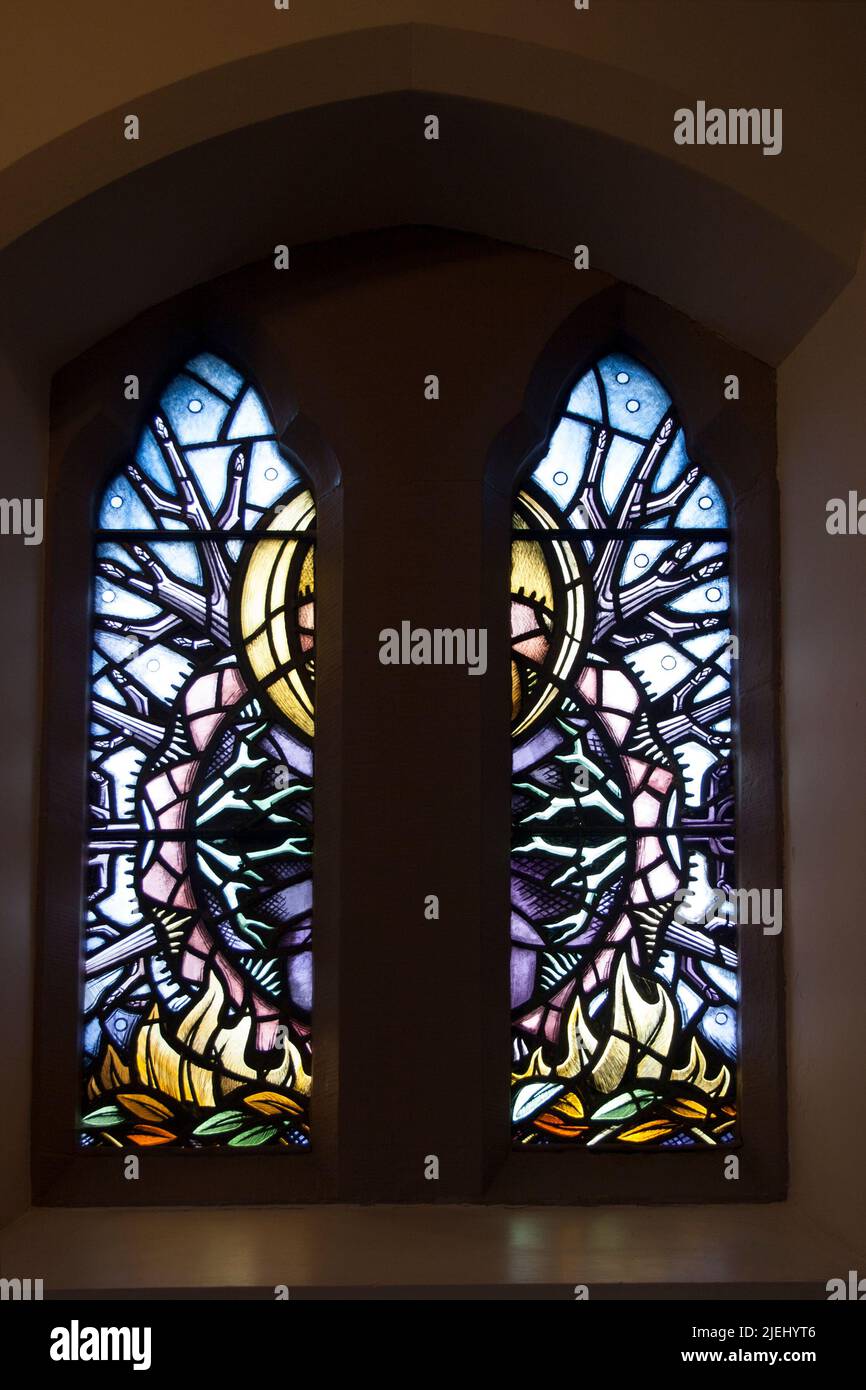 Stained glass window in Cardross Parish Church, Station Road, Cardross ...