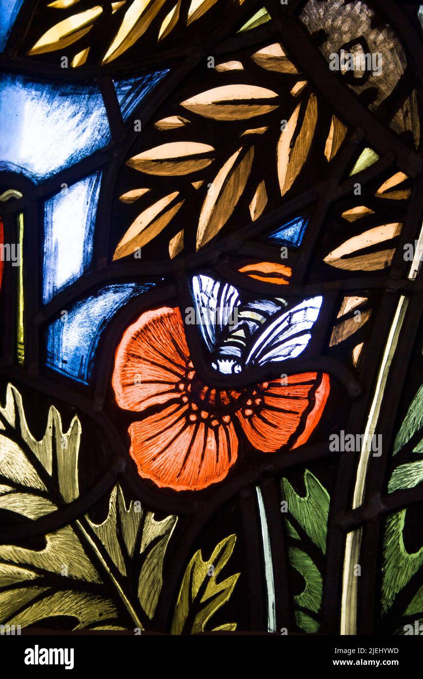 Stained glass window in Cardross Parish Church, Station Road, Cardross ...