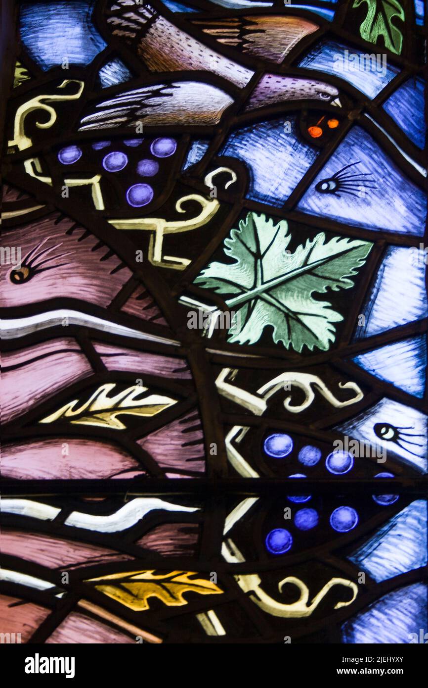 Stained glass window in Cardross Parish Church, Station Road, Cardross ...