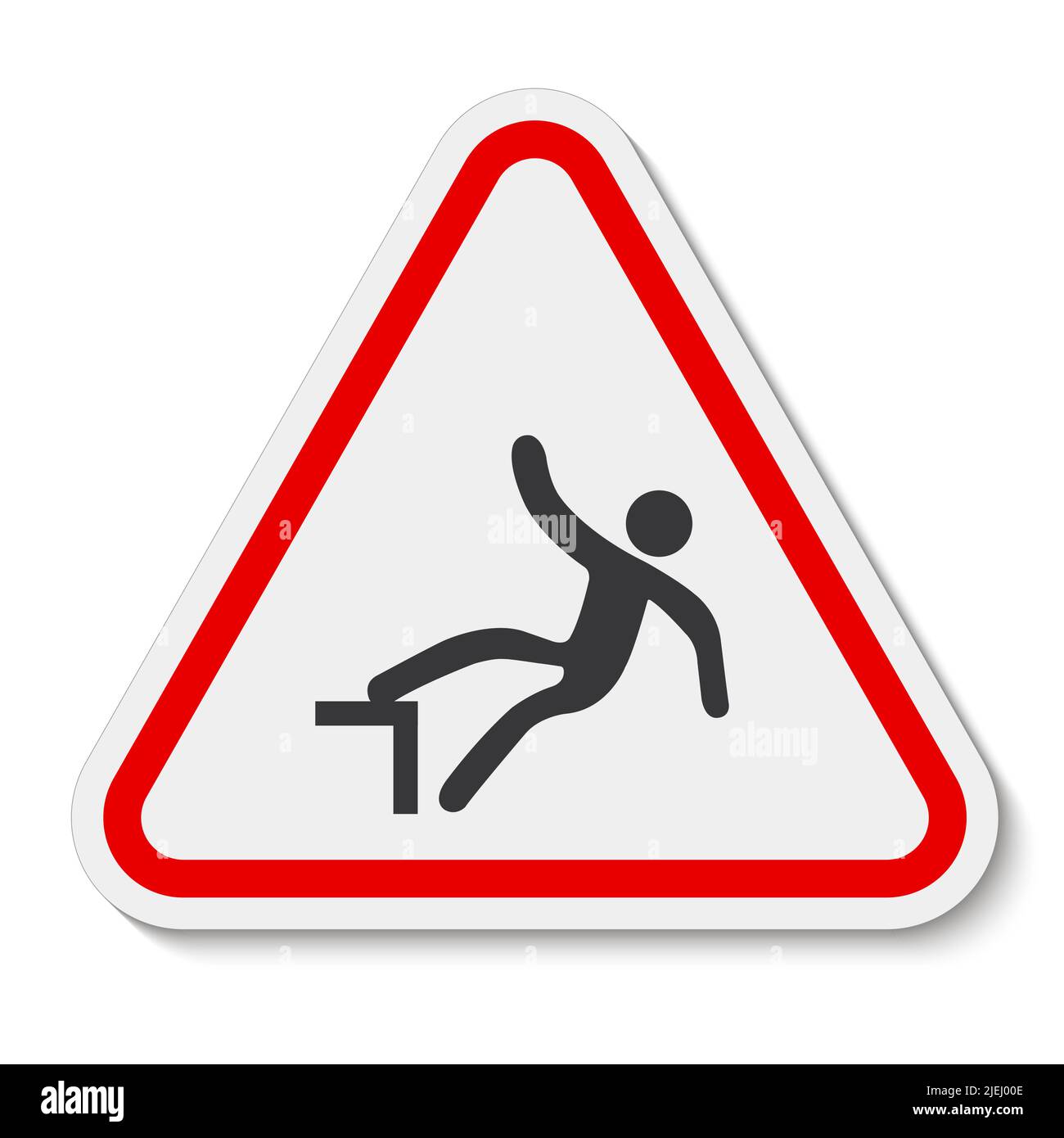 Beware Drop Symbol Sign Isolate On White Background,Vector Illustration ...