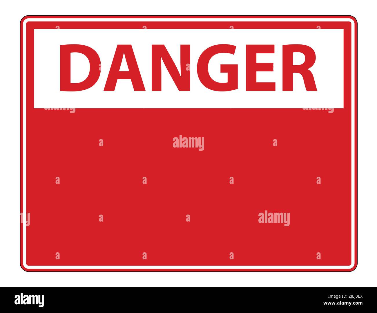 symbol danger sign label on white background,vector illustration Stock ...