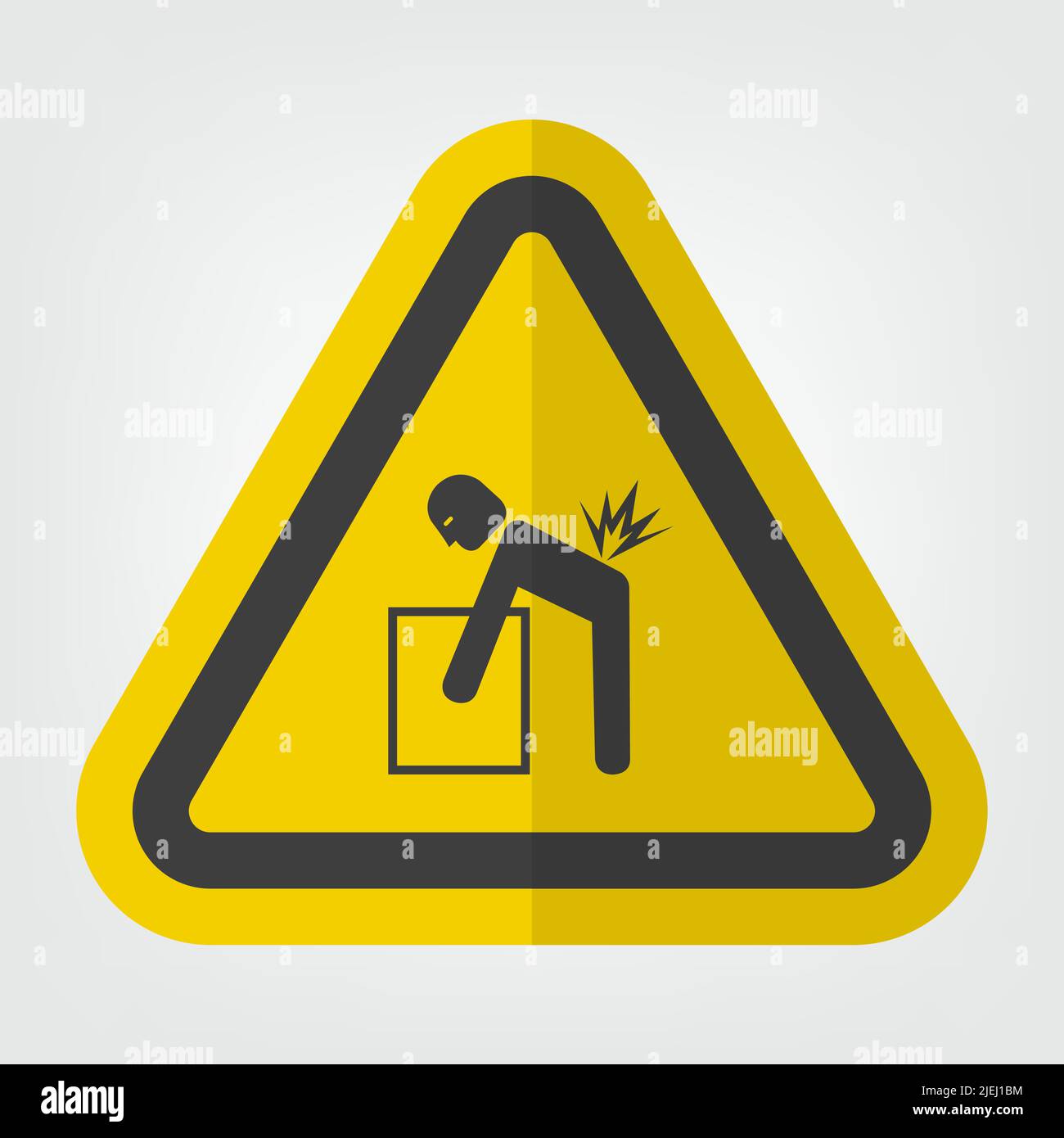Lifting Hazard Symbol Sign Isolate On White Background,Vector ...